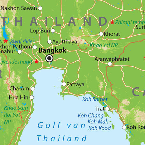 Kaarten van Thailand bij Van Verre Reizen